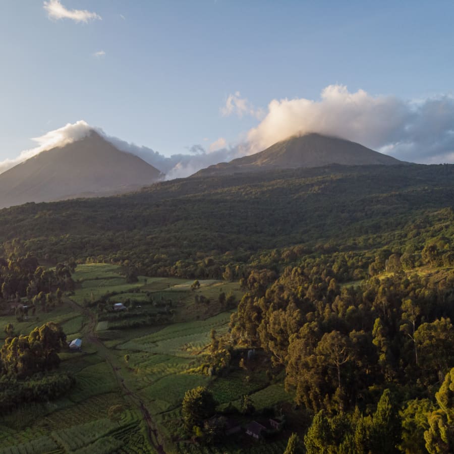 Volcanoes Mount Gahinga Lodge, Virunga Volcanoes | Luxury Holidays in ...
